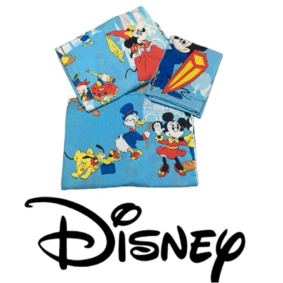 Disney | Bedding | Vintage 8s90s Disneyland Mickey Friends Frontier ...